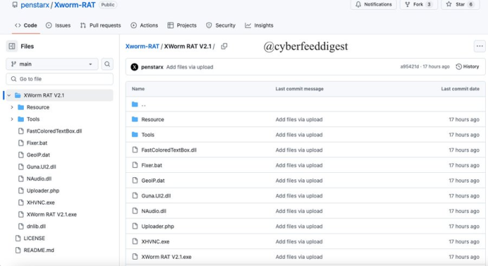 X-Worm Malware Found on GitHub
